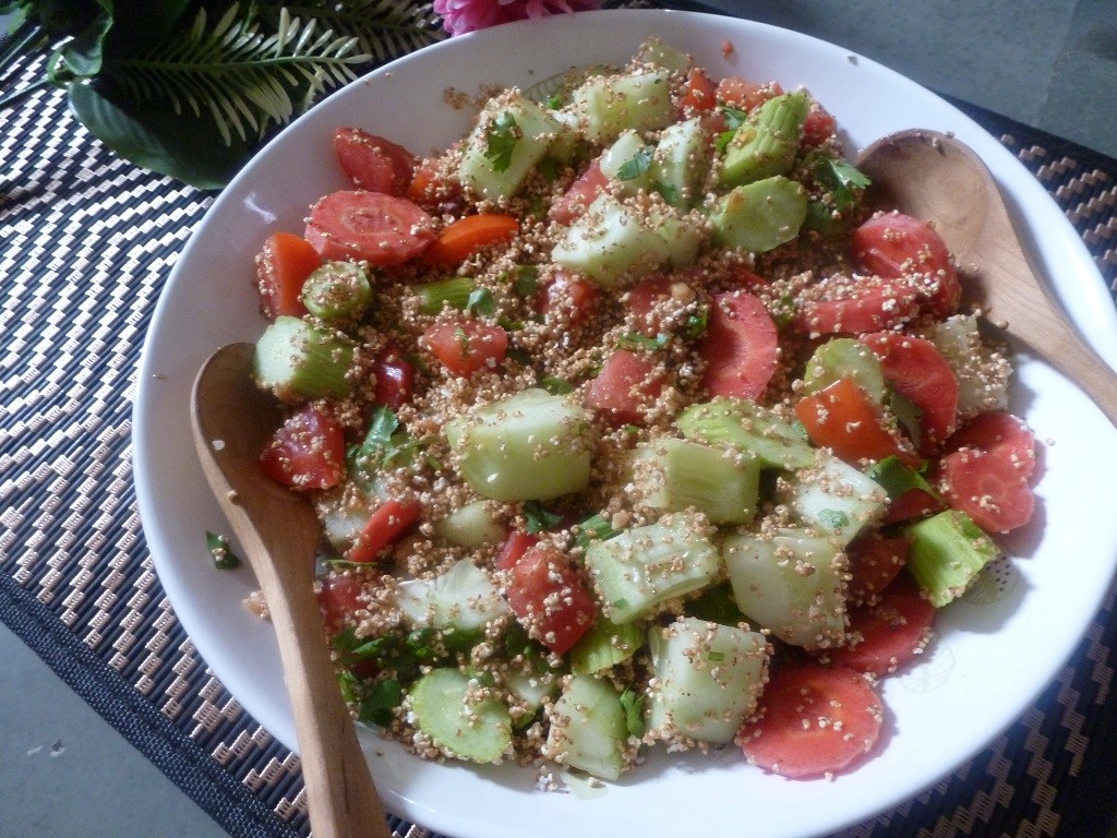 Popped Amaranth Seeds Salad | Easy Protein Rich Millet Salad ...
