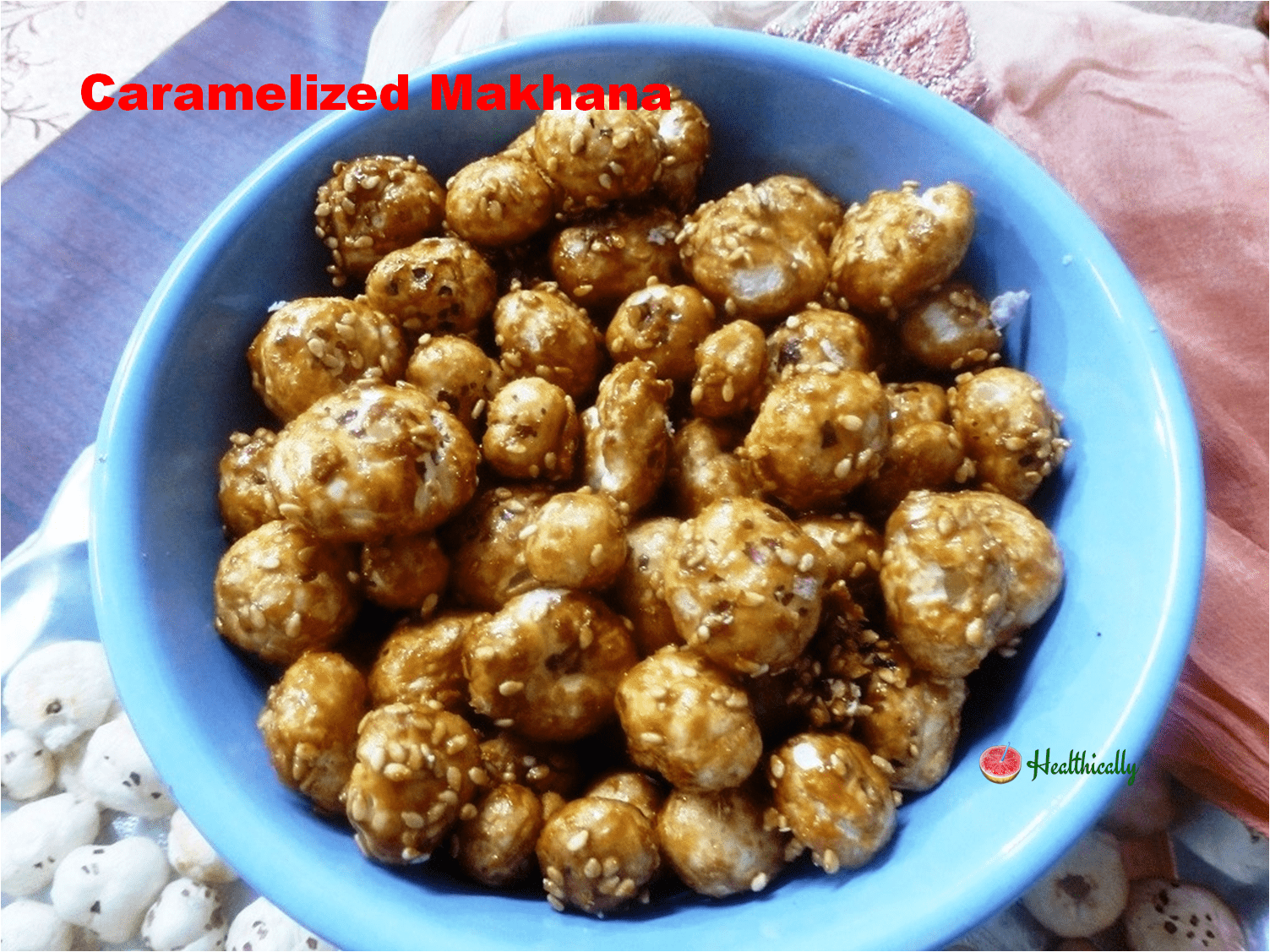 How To Make Caramelized Makhana / Healthy Sweet Makhana Recipe ...