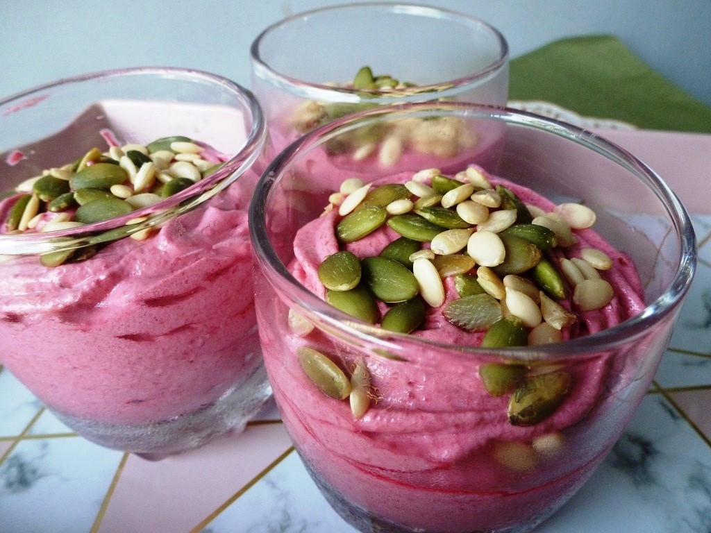 Creamy Beet Mousse Recipe (Healthy Dessert) - Healthically Kitchen