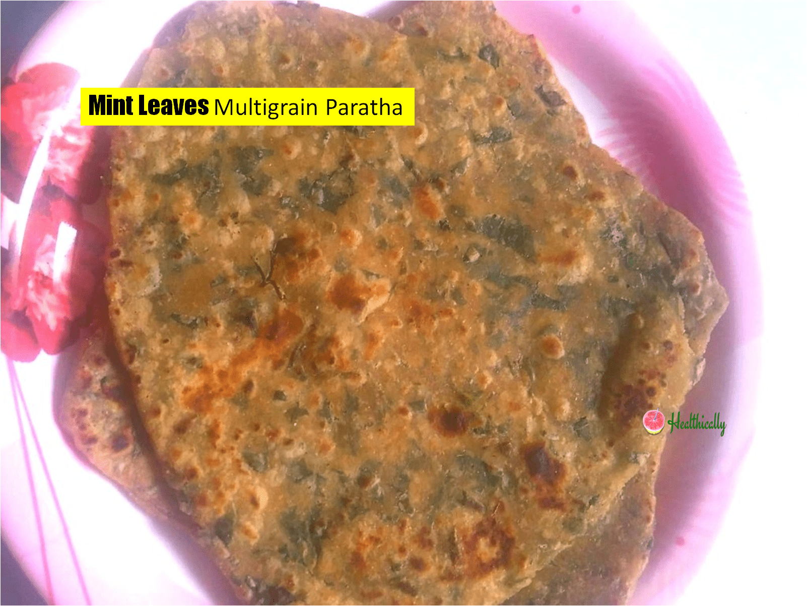 Easy Mint Leaves Multigrain Paratha Recipe - Healthically Kitchen