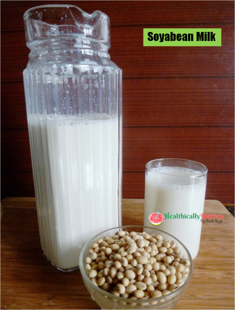 Homemade Soy Milk Recipe | How To Make Soyabean Milk At Home ...